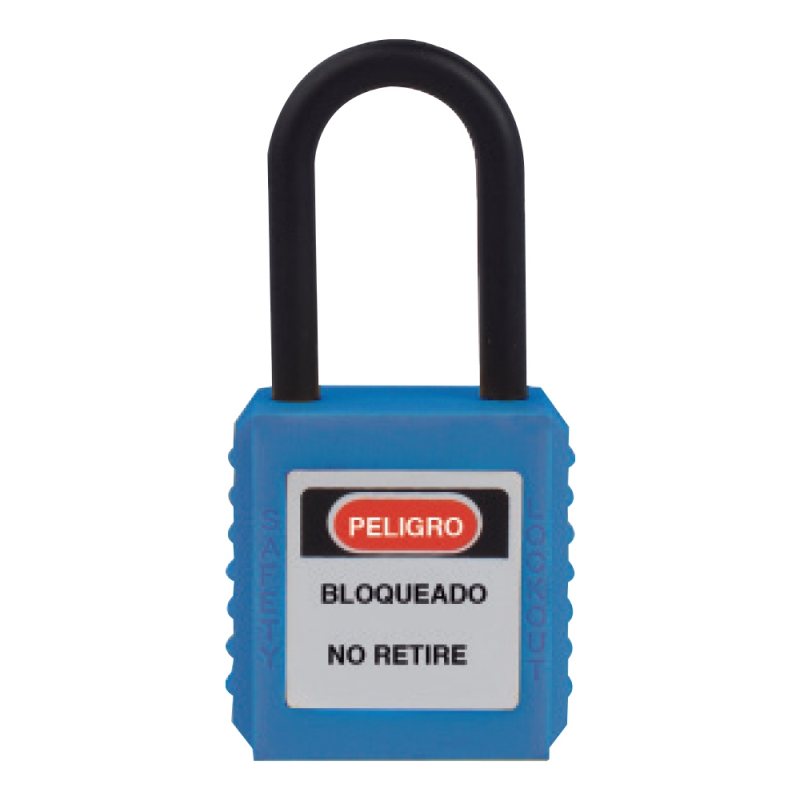 Candado de Bloqueo Dieléctrico Azul