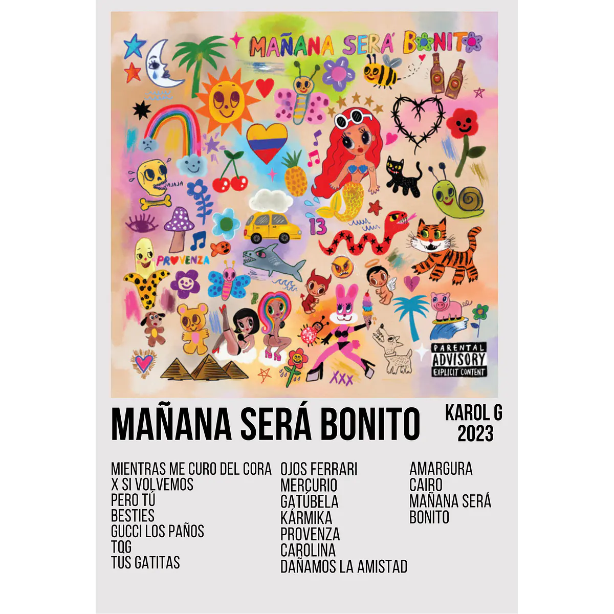 Poster Karol g MAÑANA SERA BONITO