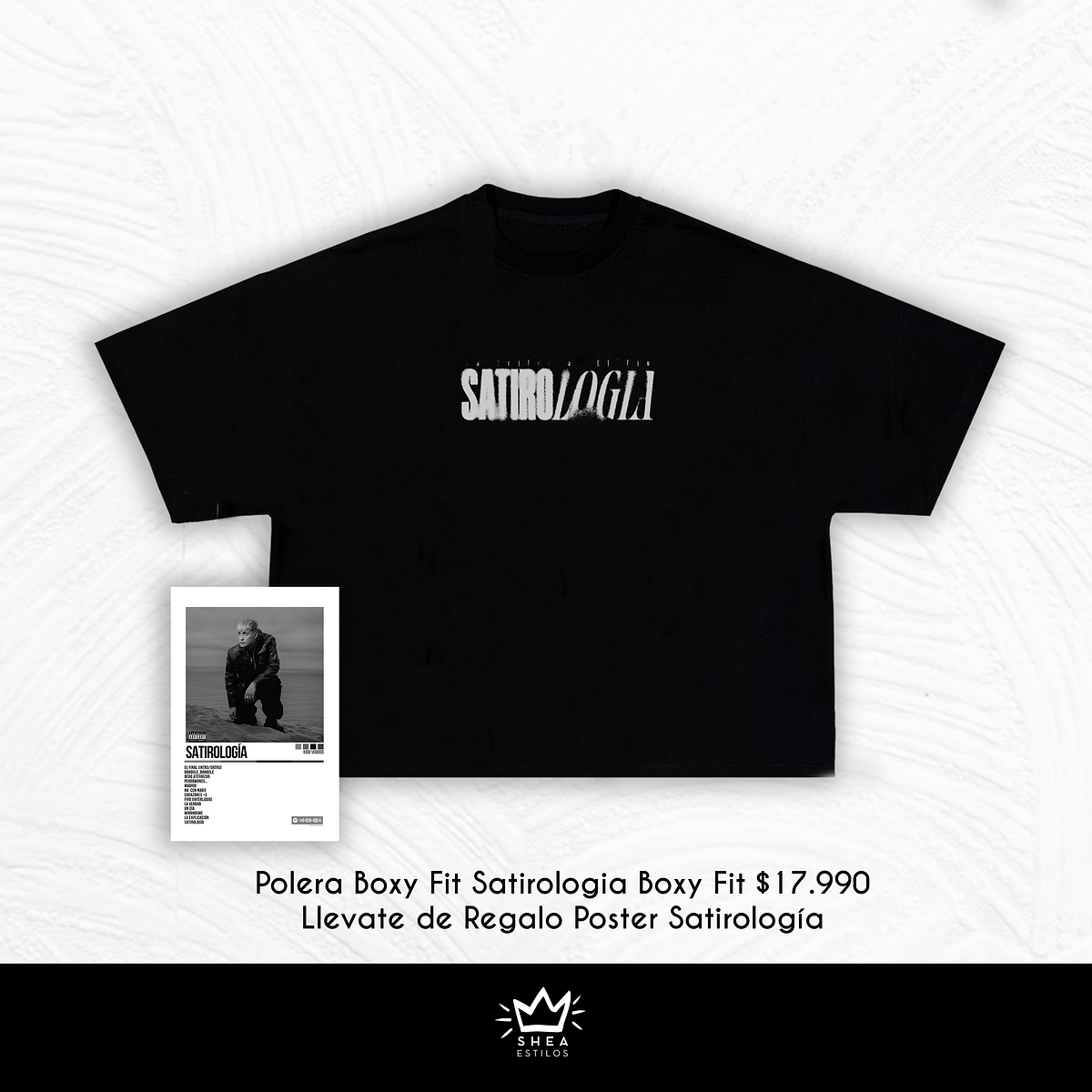 Polera Boxy Fit minimalista Kidd Voodoo