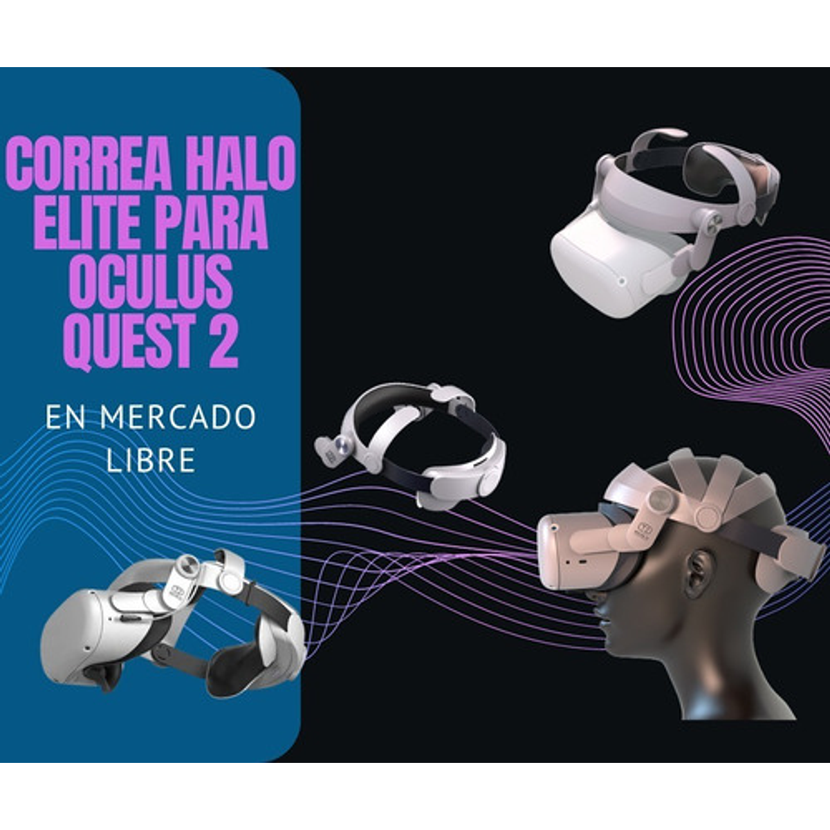 Correa Halo Elite Para Oculus Quest 2 - Fiit Vr T2