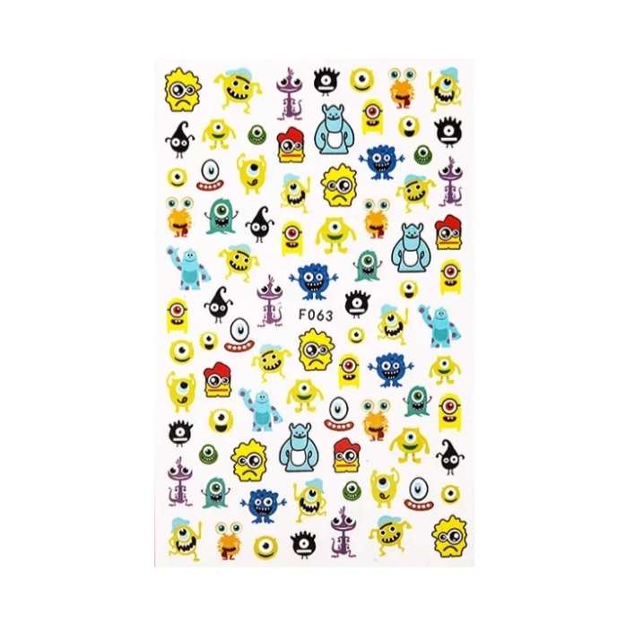 Lamina Stickers Monster