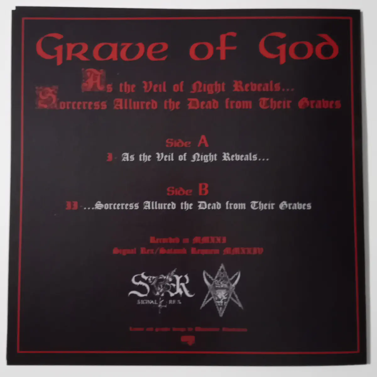 GRAVE OF GOD - The Falling World - 7EP