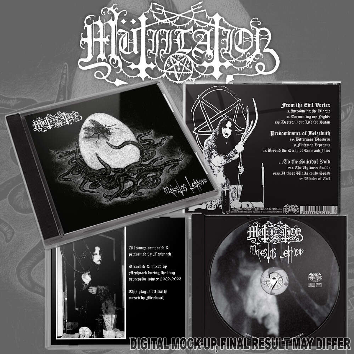 MUTIILATION - Majestas leprosus - CD