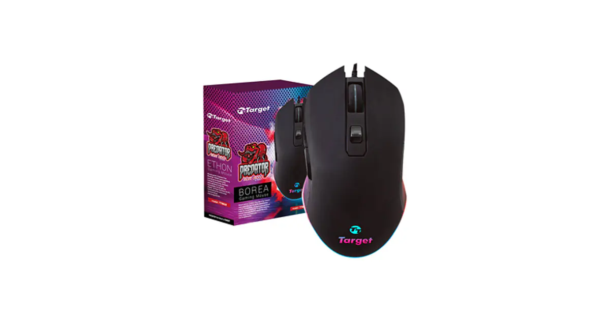 Mouse Target Gamer Predator Borea: precisión y RGB