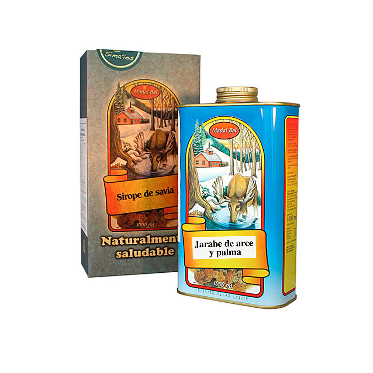 Sirope de Savia (Jarabe de arce y palma)