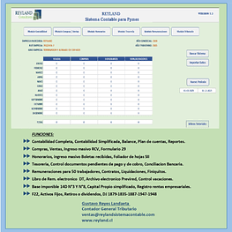 Sistema Contable en Excel Reyland