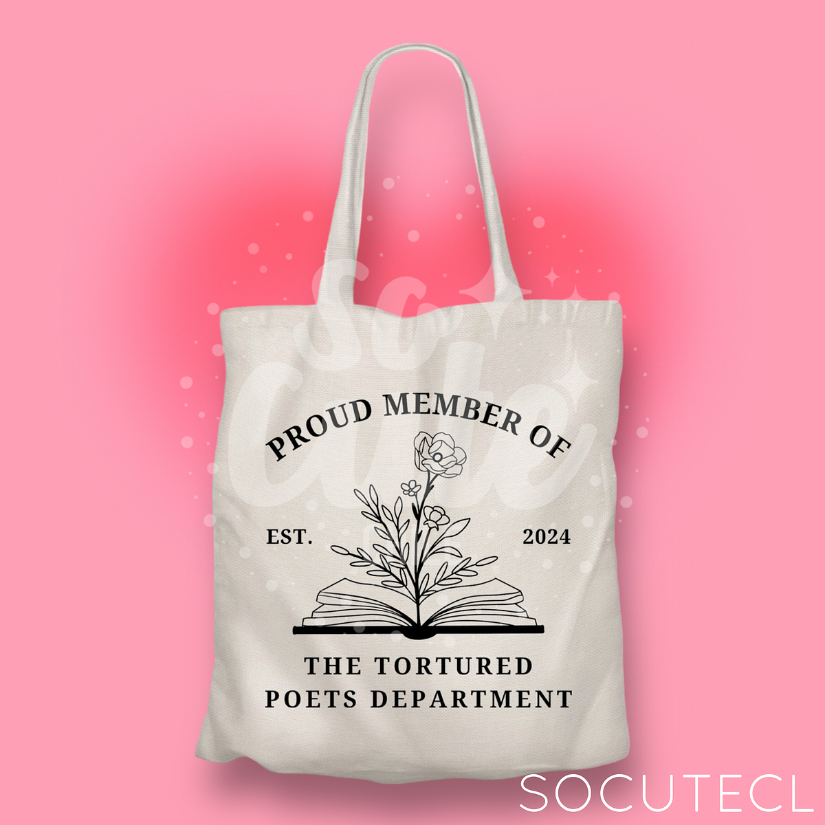 TOTE BAG PROUD MEMBER OF TTPD TAYLOR SWIFT (THE TORTURED POE