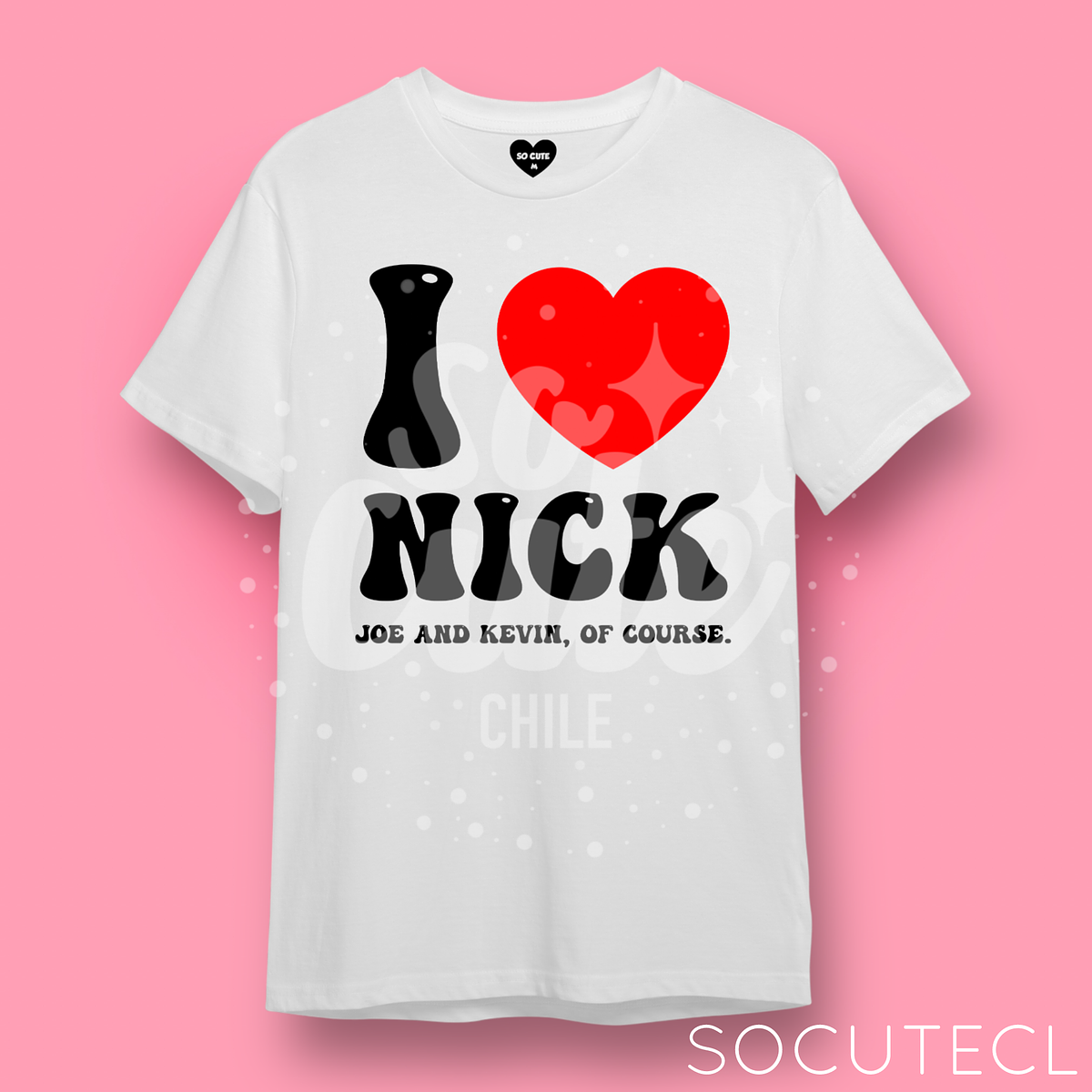 POLERA JONAS BROTHERS I LOVE NICK