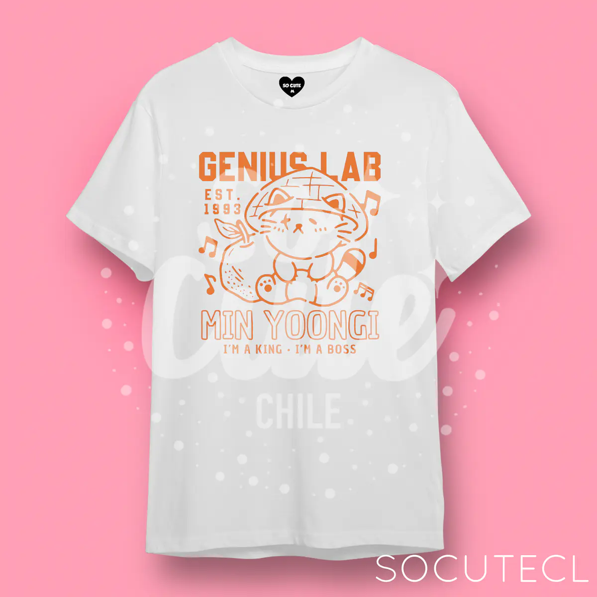 POLERA GENIUS LAB MIN YOONGI / SUGA BTS