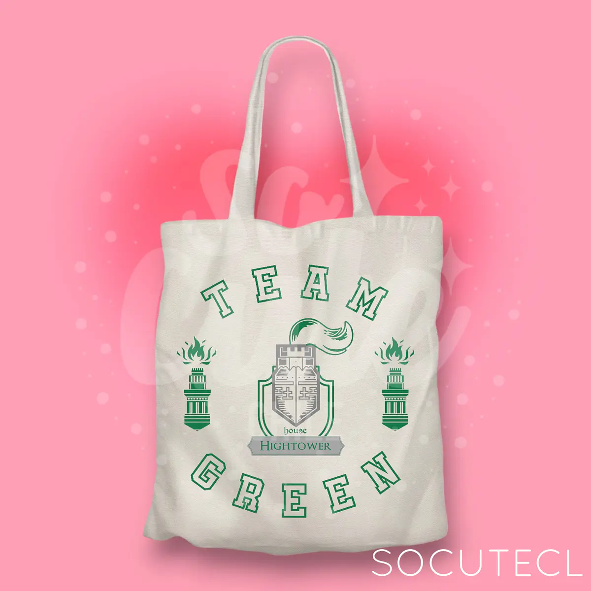 TOTE BAG HOUSE OF THE DRAGON / HOTD TEAM GREEN HIGHTOWER