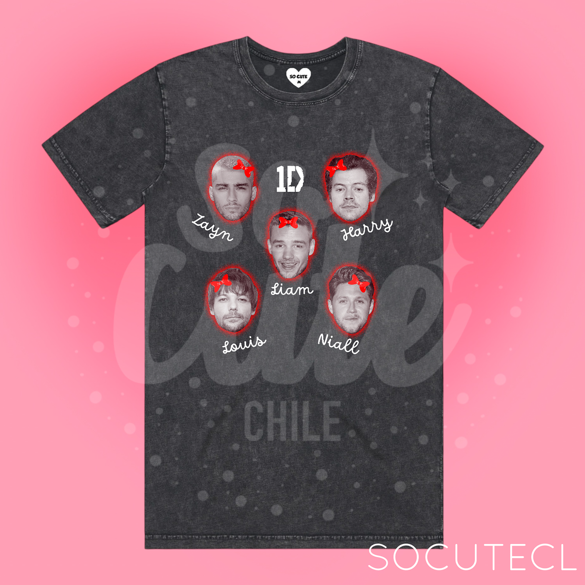 POLERA ONE DIRECTION MASK FACES