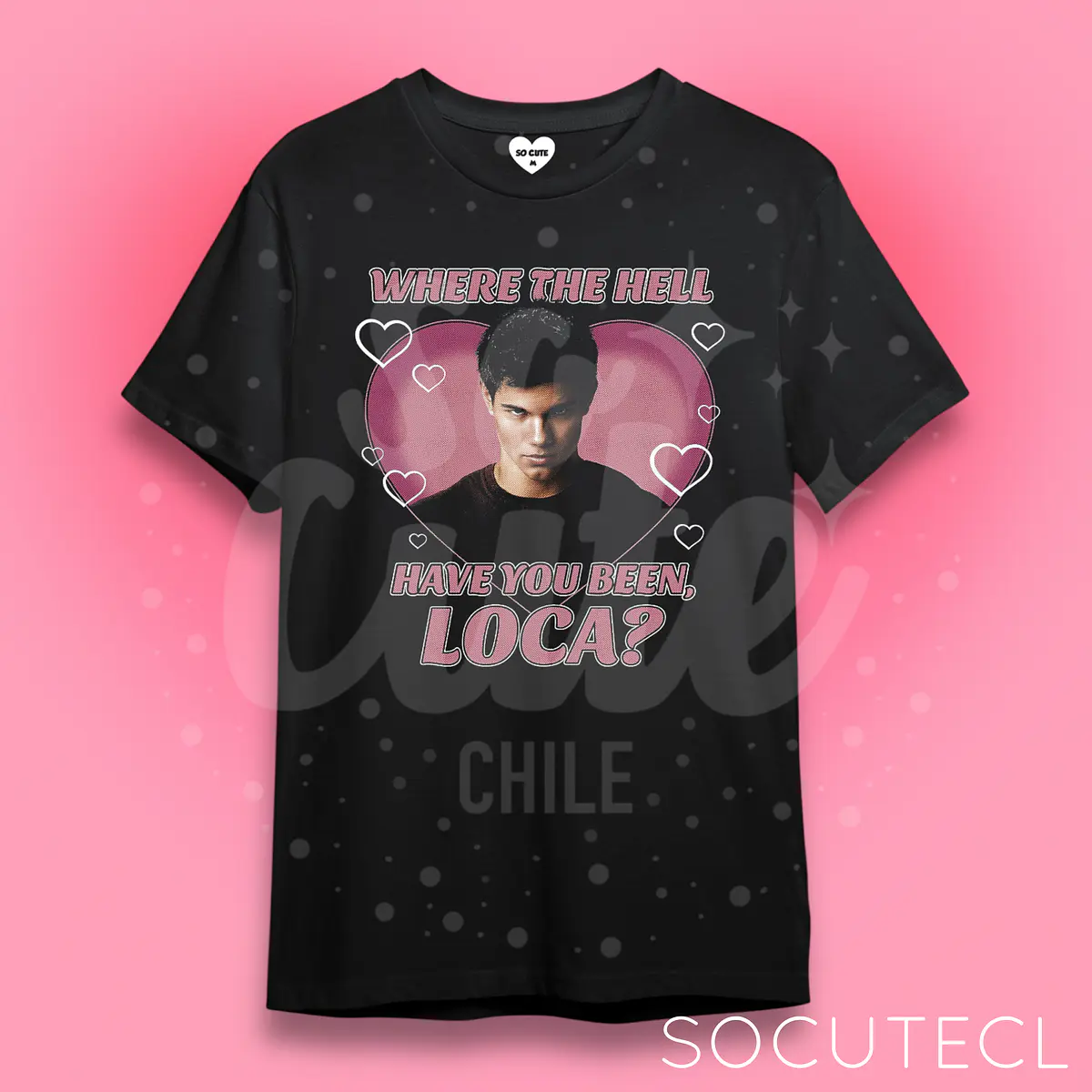 POLERA WHERE THE HELL HAVE YOU BEEN, LOCA? JACOB BLACK TWILI