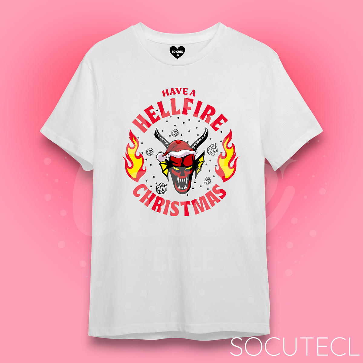 POLERA HELLFIRE CHRISTMAS STRANGER THINGS