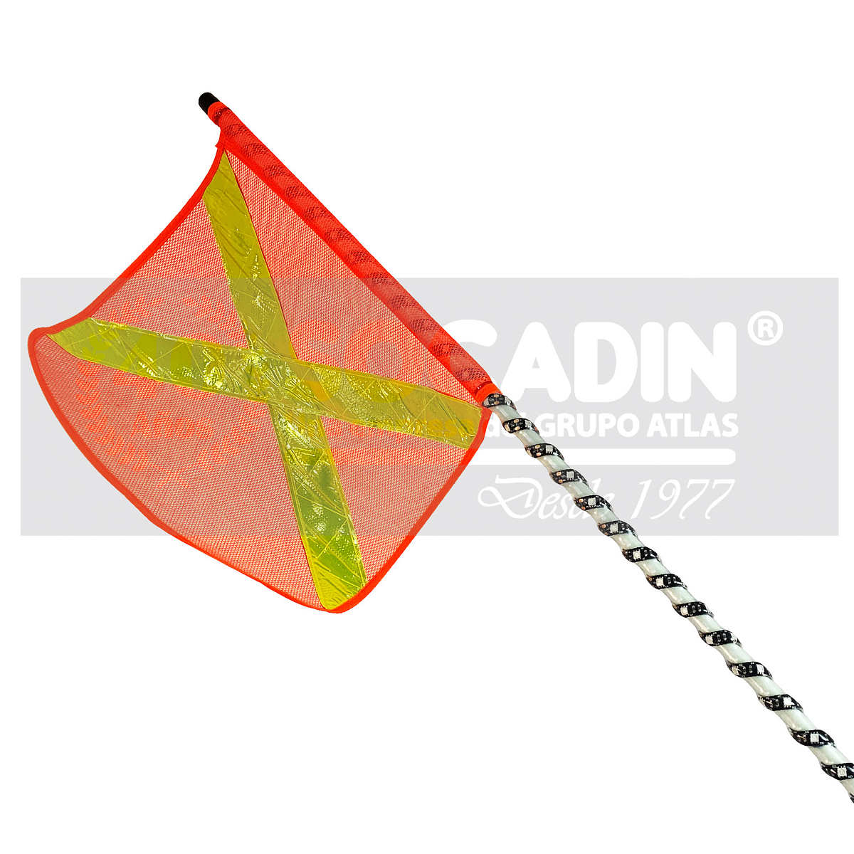 Pertiga Minera Full Led Roja 12' - I0024