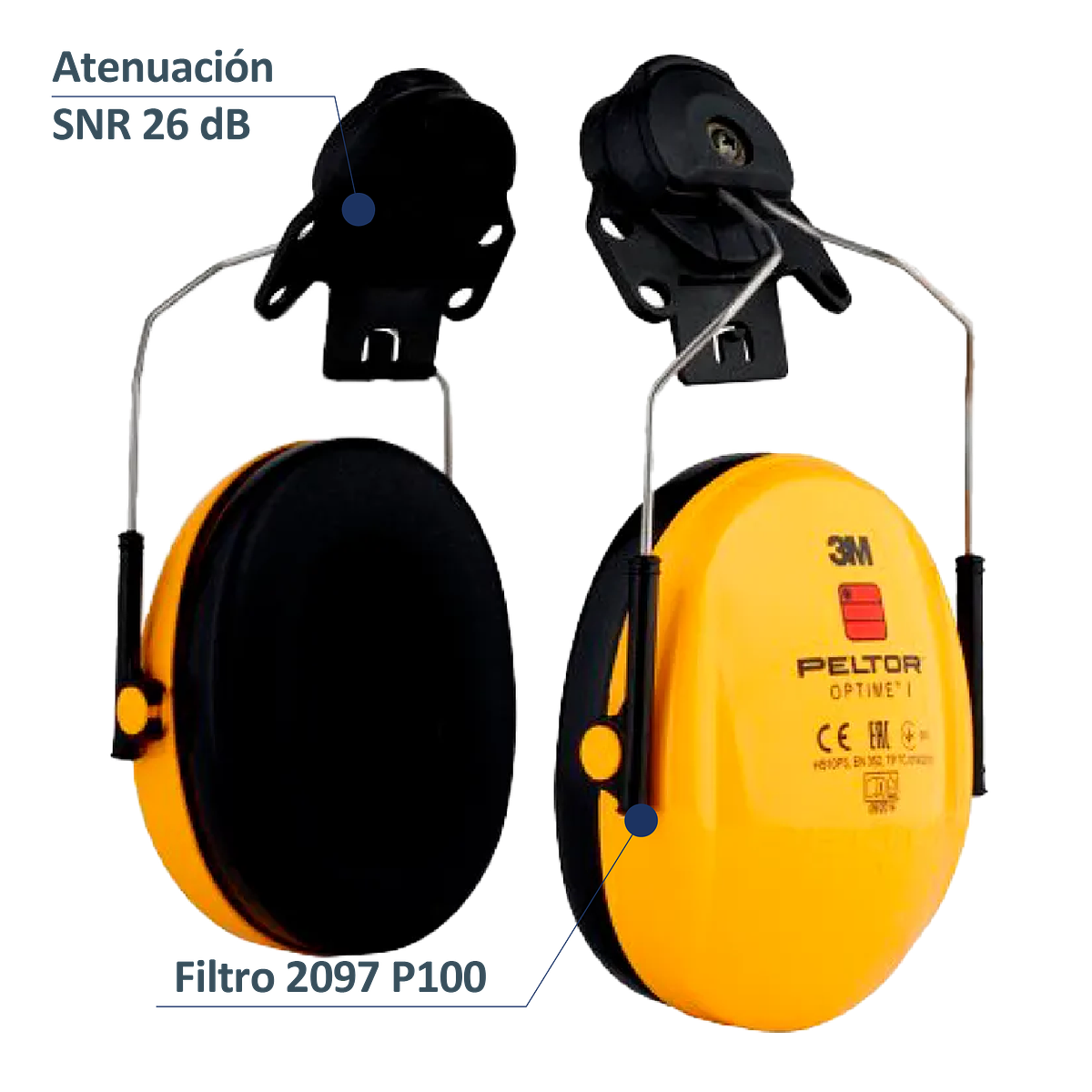 Fono Peltor al Casco H510P3E - 3M