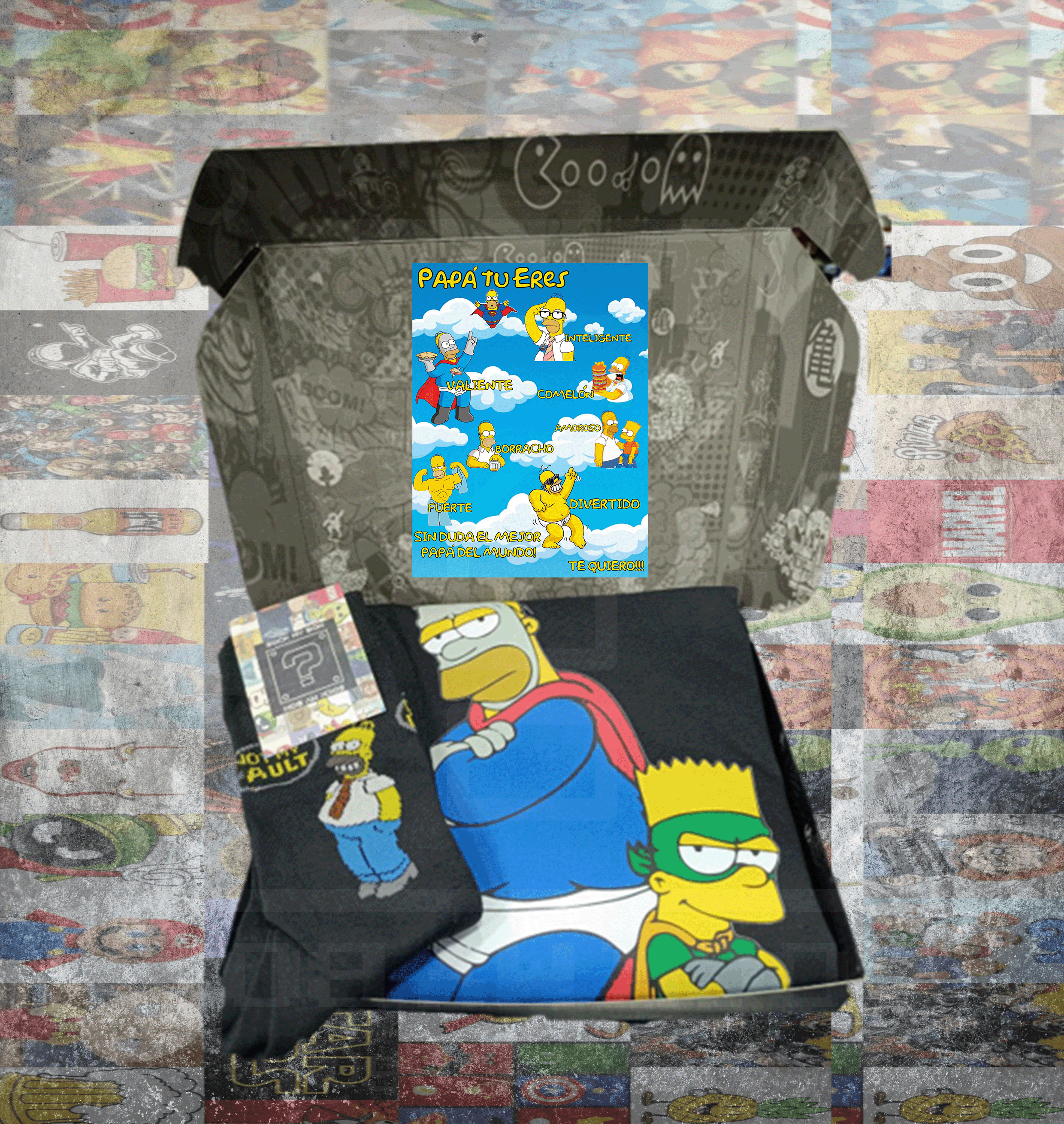 Set Papá Increíble - Homero