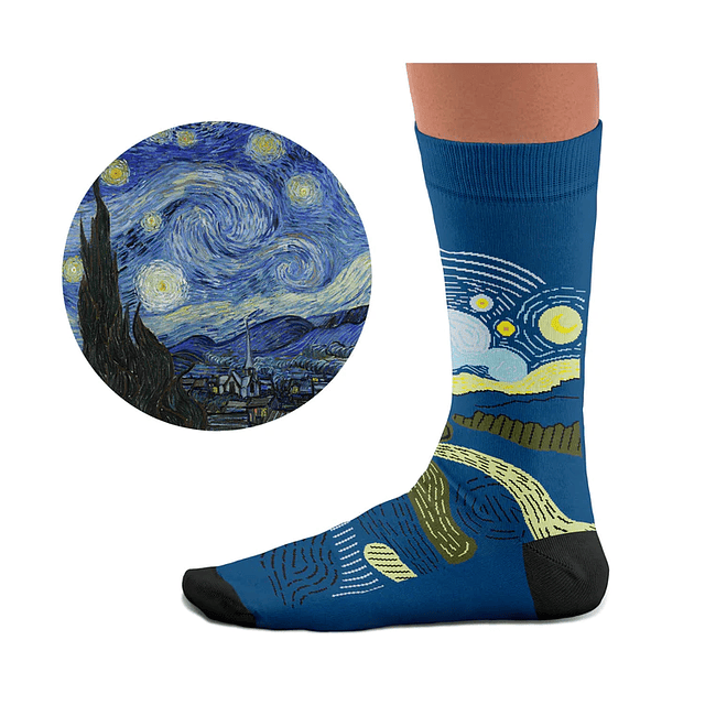 VAN GOGH - STARRY NIGHT SOCKS