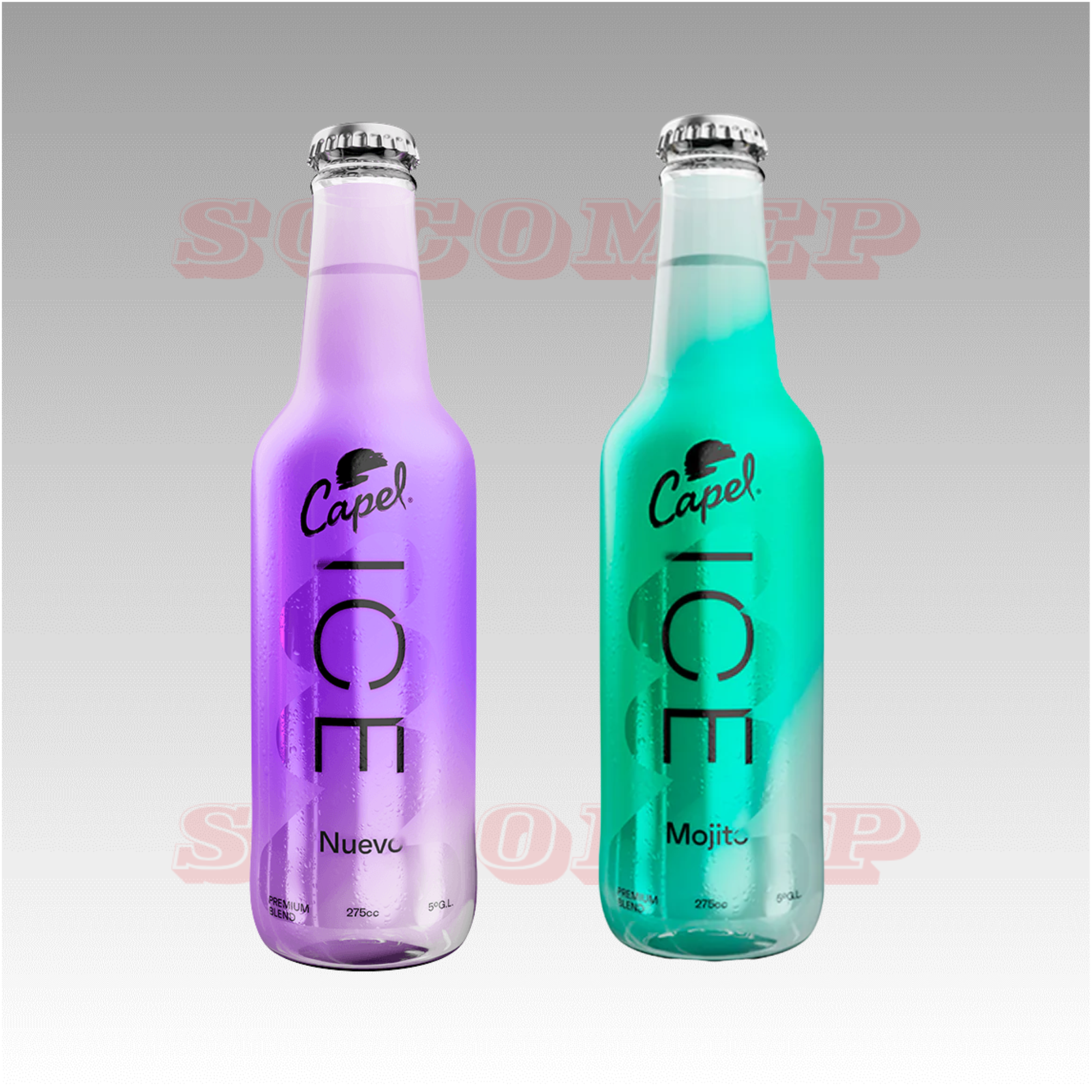 Pack x4 Pisco Capel Ice Variedades 275cc