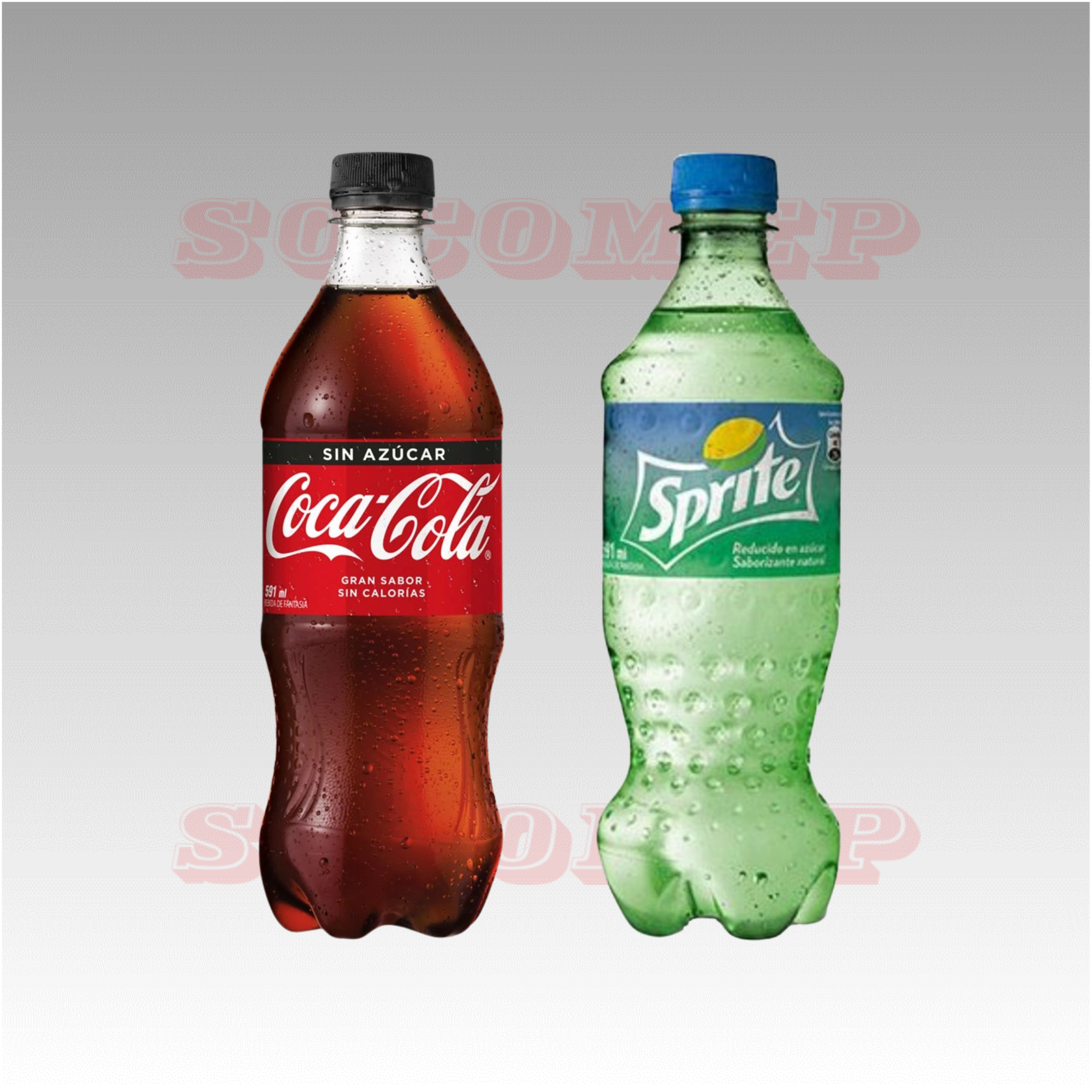 Coca Cola Zero y Sprite de 591 cc