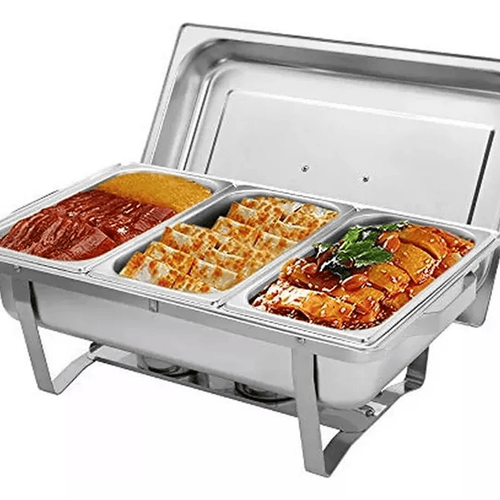 Samovar 3 Puesto Acero Inoxidable 13 Litros Buffet