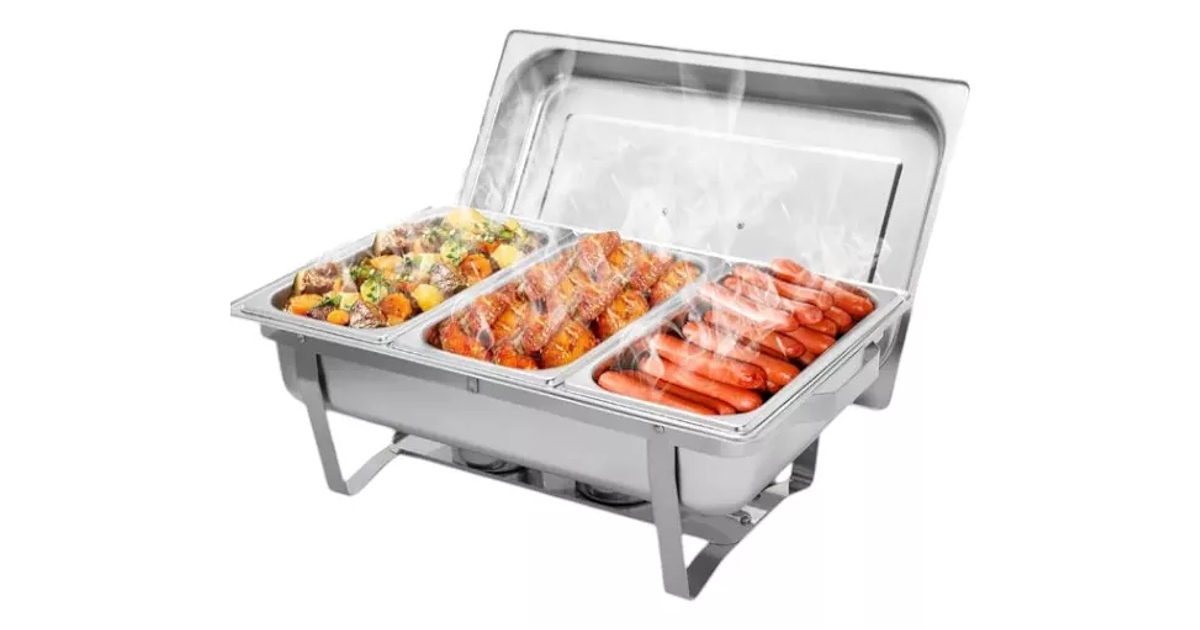 Samovar 3 Puesto Acero Inoxidable 13 Litros Buffet