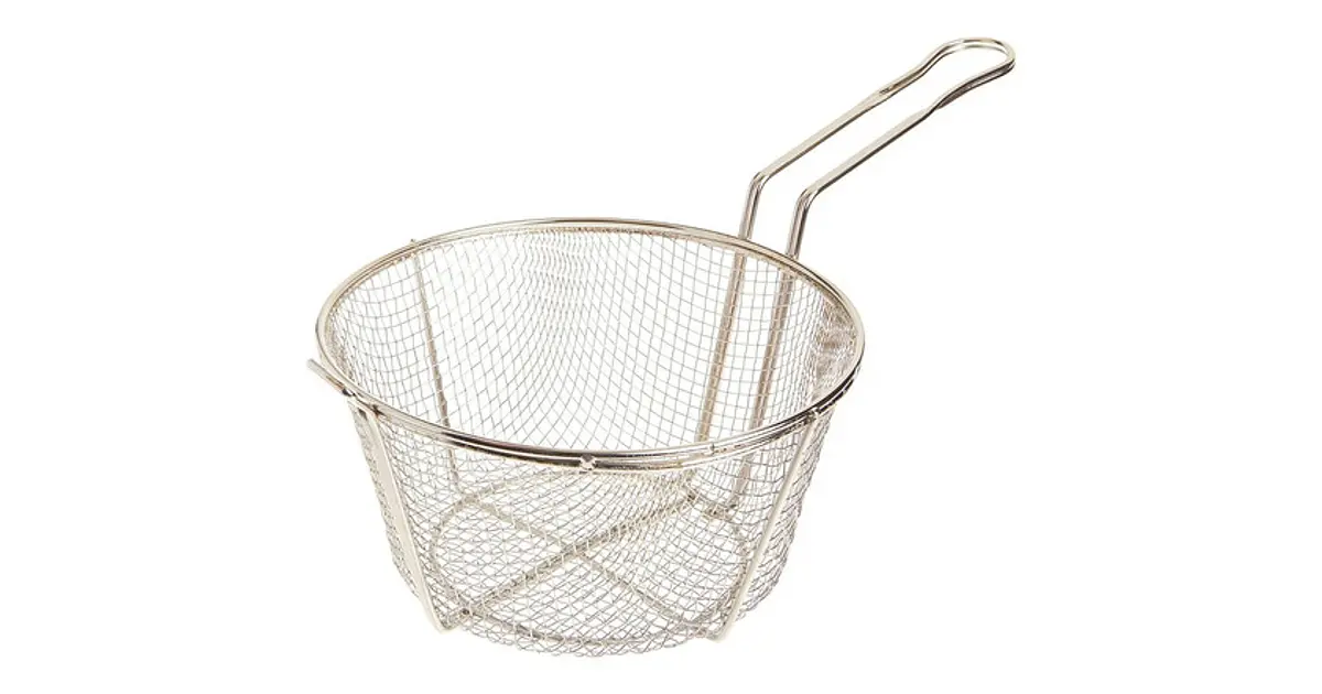 Cesta Redonda Industrial Acero Inox Freir Vapor Restaurante