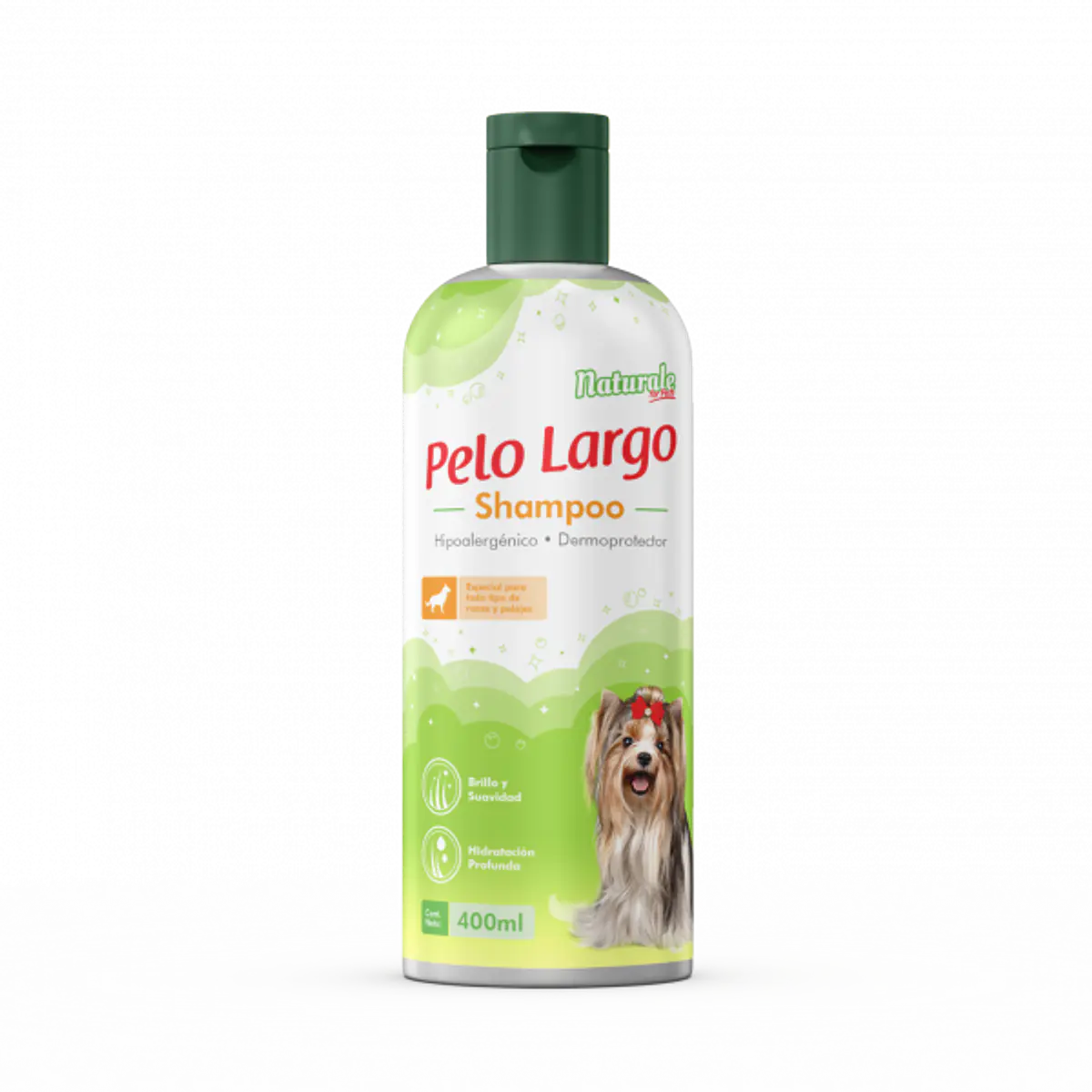 Shampoo para Perro Pelo Largo 400 ml. Naturale for Pets