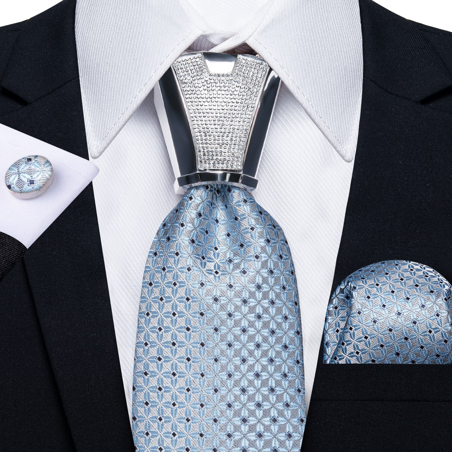 Nudo Metálico para corbata. Diferentes modelos