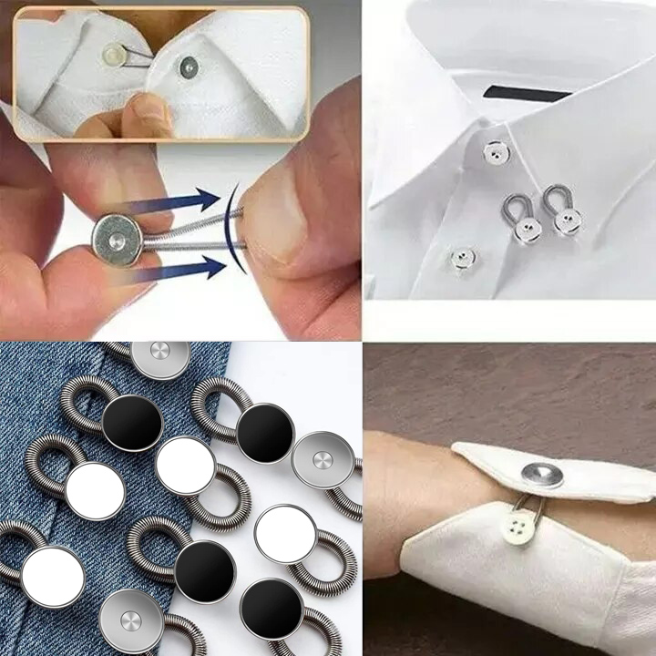 Alargador para cierre de botones. Par. Color a elección