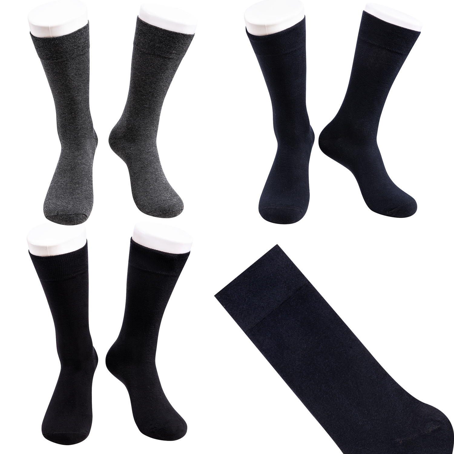 Calcetines largo formal para trabajo Hombres. 3 Pares