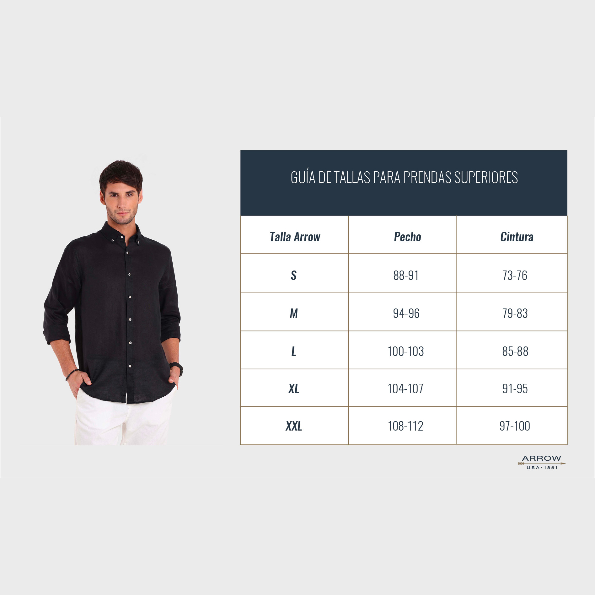 Arrow Chaleco Sweater Half Zipper Liso. Beige