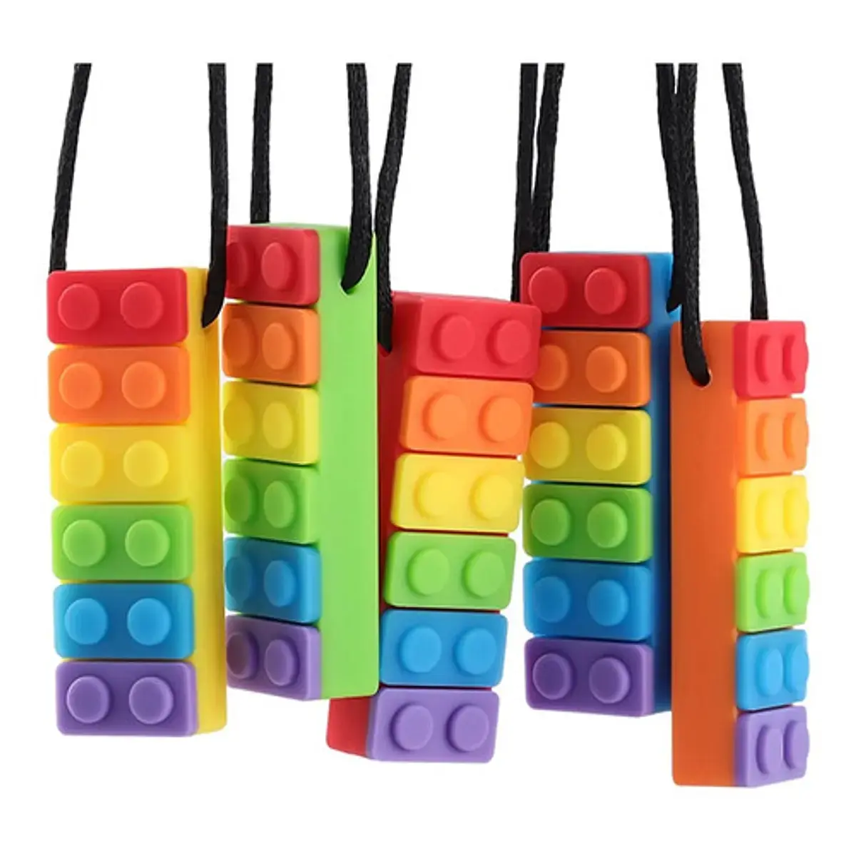 Collar Sensorial Mordedor Autismo Tdah Modelo Lego
