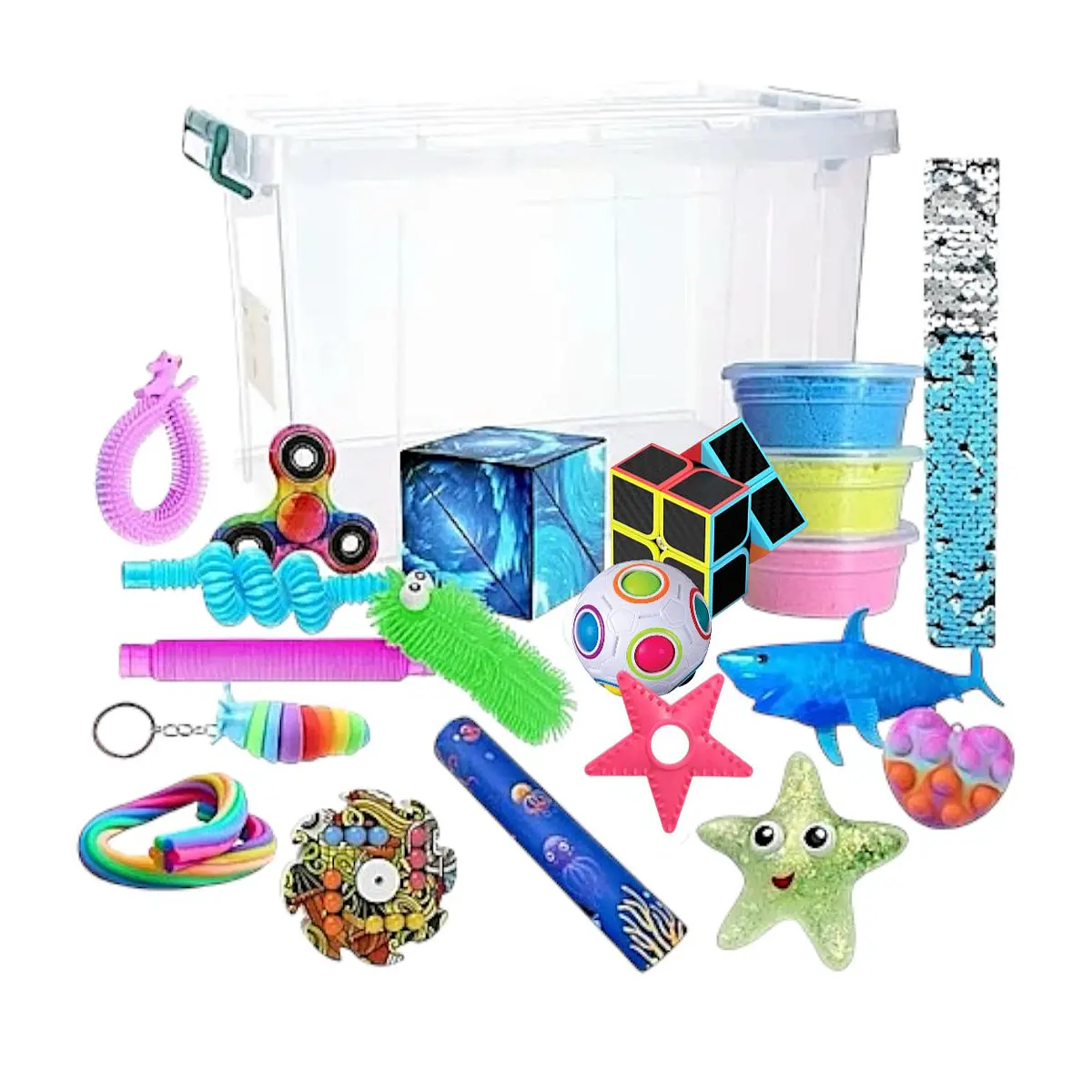 Caja Sensorial Estímulo Integración Táctil Niños Autismo Tda