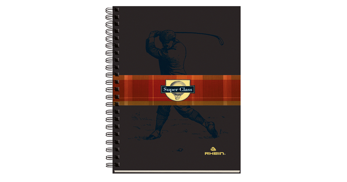 CUADERNO 1/2 OFICIO RHEIN 5mm 180 Hjs SUPER CLASS