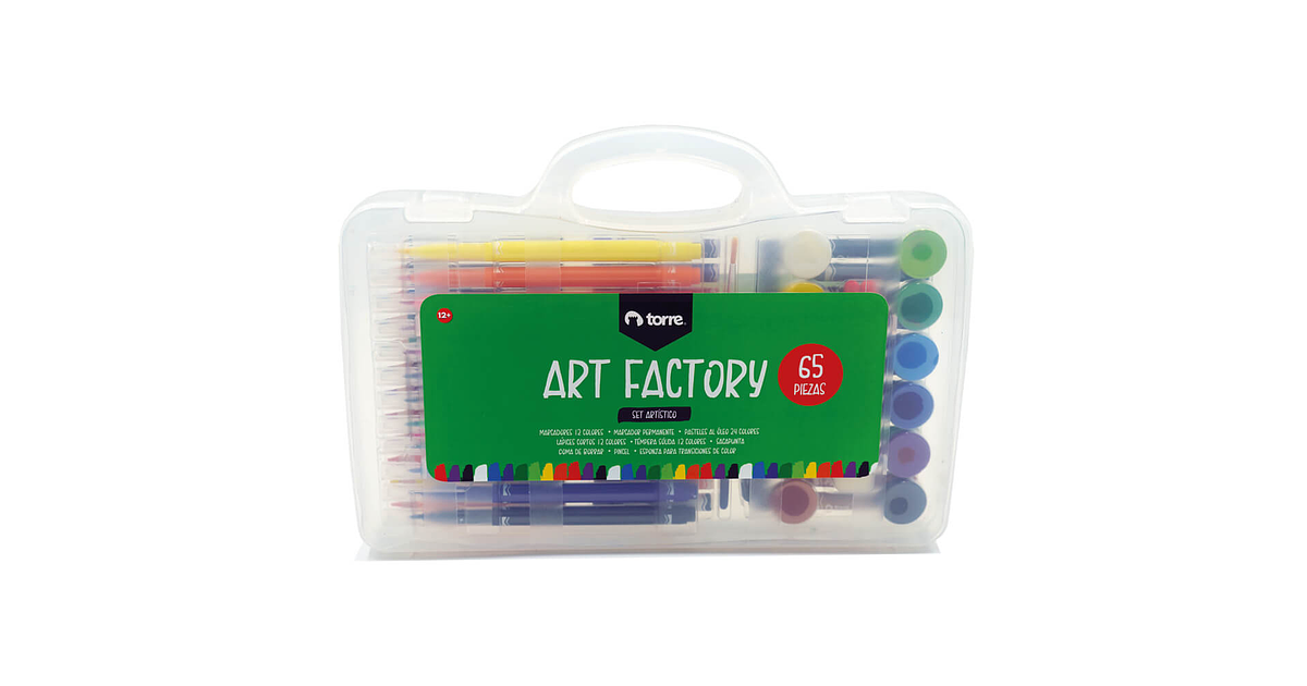 SET ARTISTICO TORRE FACTORY 65 PZS.