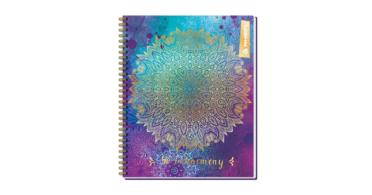 CUADERNO RHEIN UNIV. INDIA CUADRICULADO 7mm 100HJS.