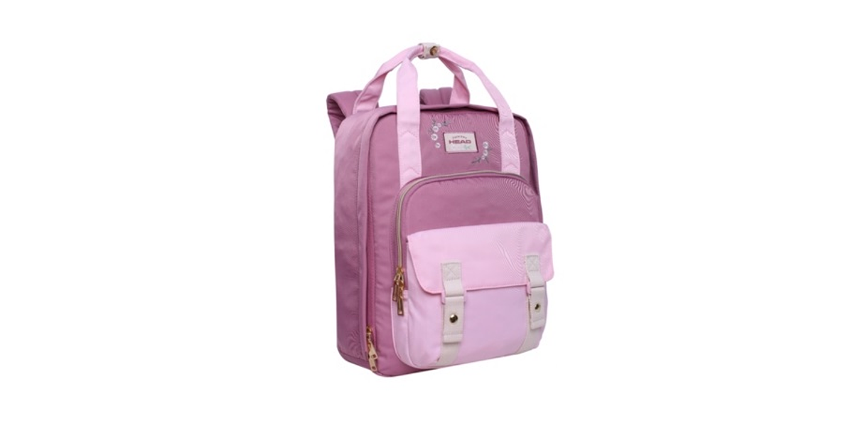 MOCHILA HEAD ALPHA COLOR BLOCK MALVA 14''