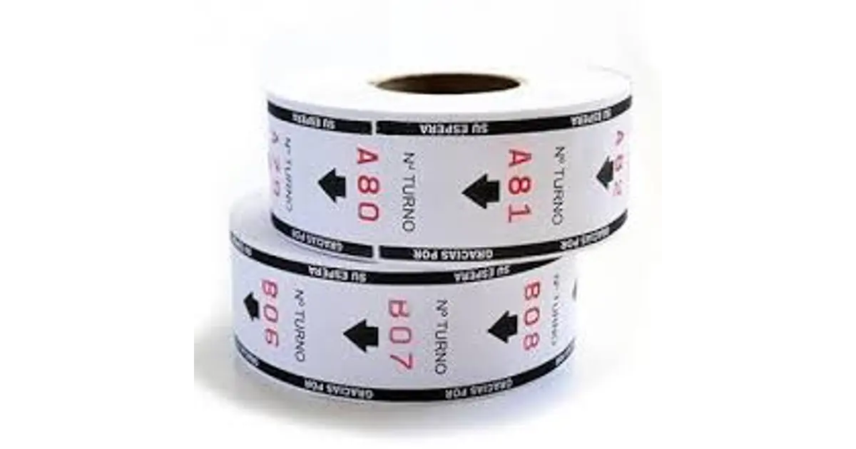 ROLLO SU TURNO 3000 TICKETS