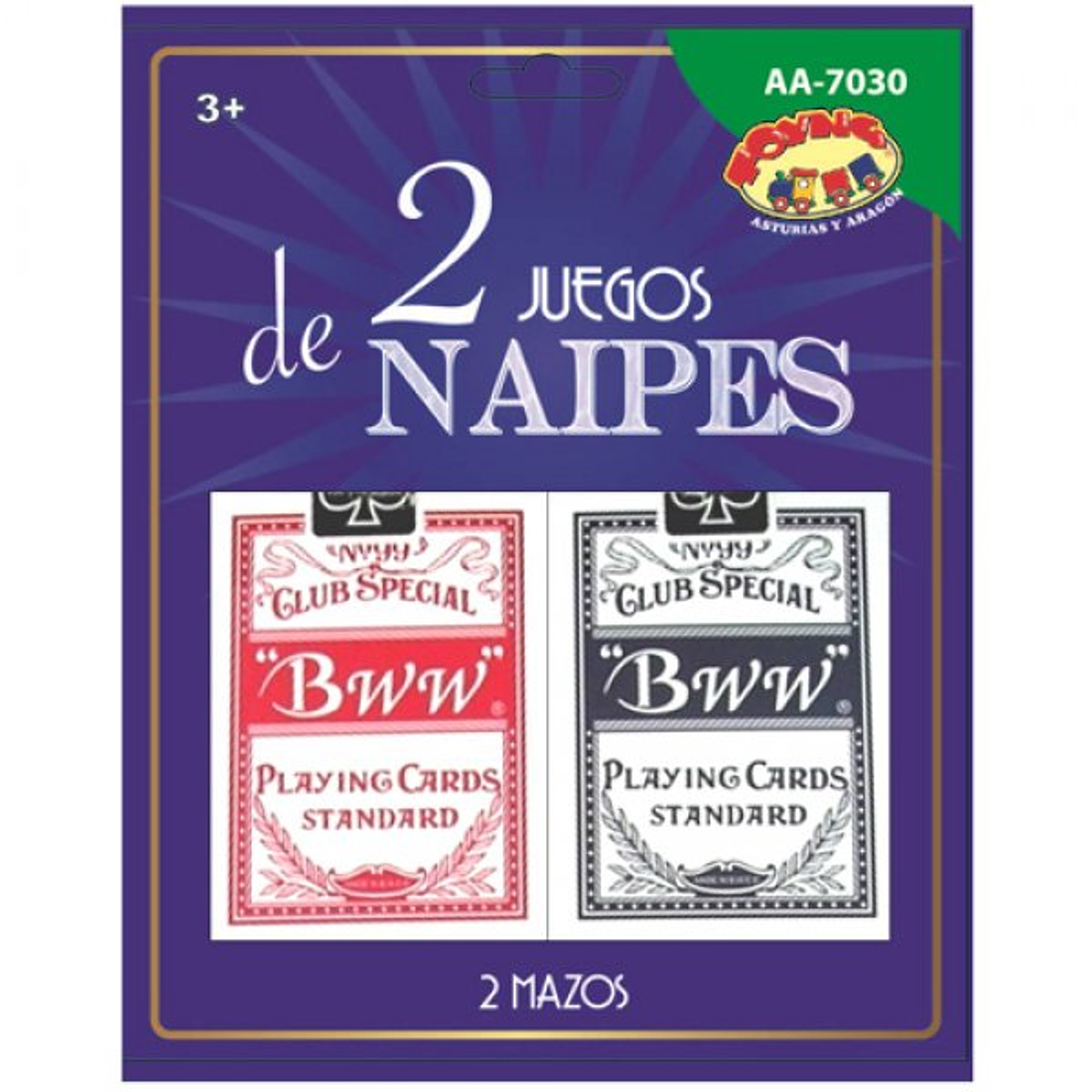 JUEGO DE NAIPES (3+ AÑOS) AA-7030