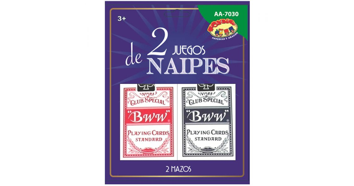 JUEGO DE NAIPES (3+ AÑOS) AA-7030