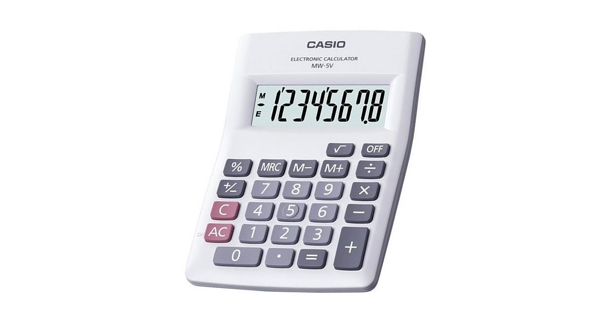 CALCULADORA CASIO MW-5V-WE