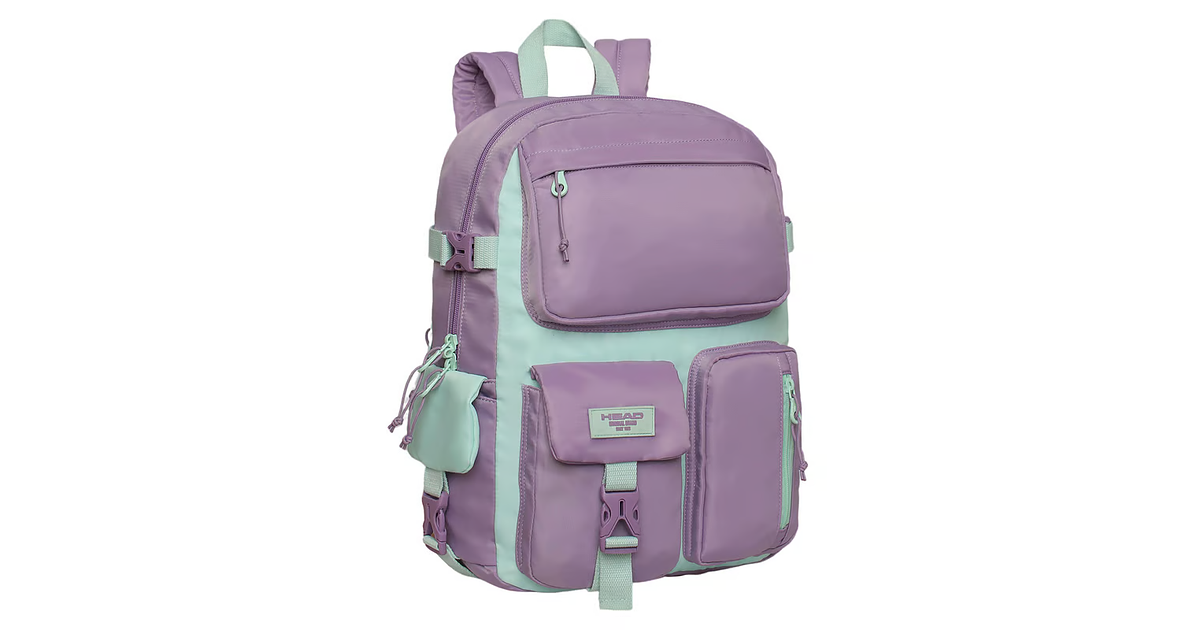MOCHILA HEAD ESCALADE COLOR BLOCK LILA 28 LTS