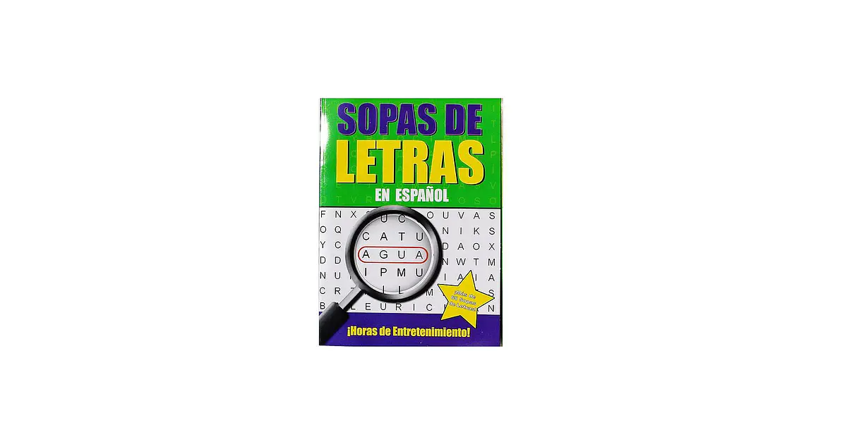 LIBRO SOPA DE LETRAS VISION ST. EN ESPAÑOL (3014-1)
