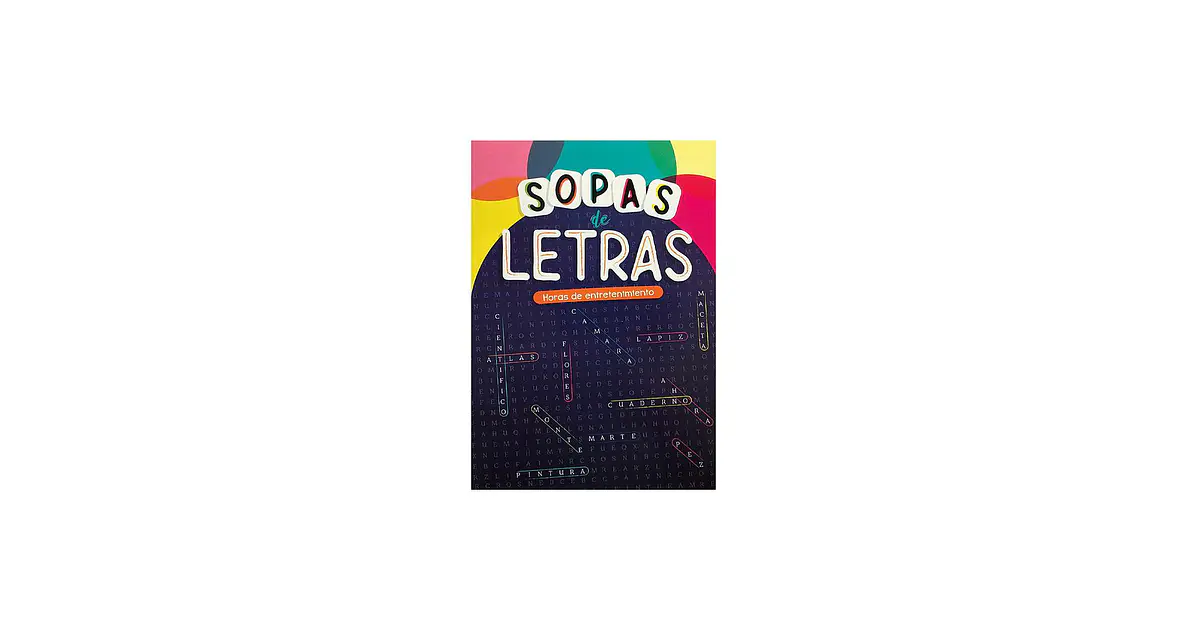LIBRO SOPA DE LETRAS VISION ST. HORAS DE ENTRETENIMIENTO ...