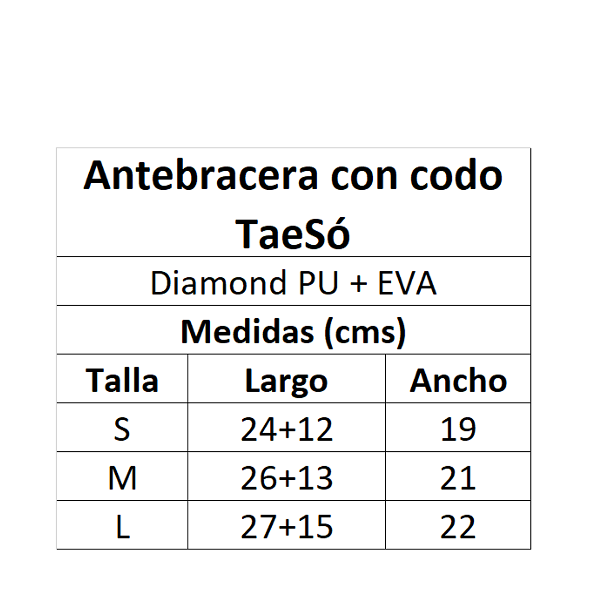 Antebracera con codo Taekwondo WT TaeSó
