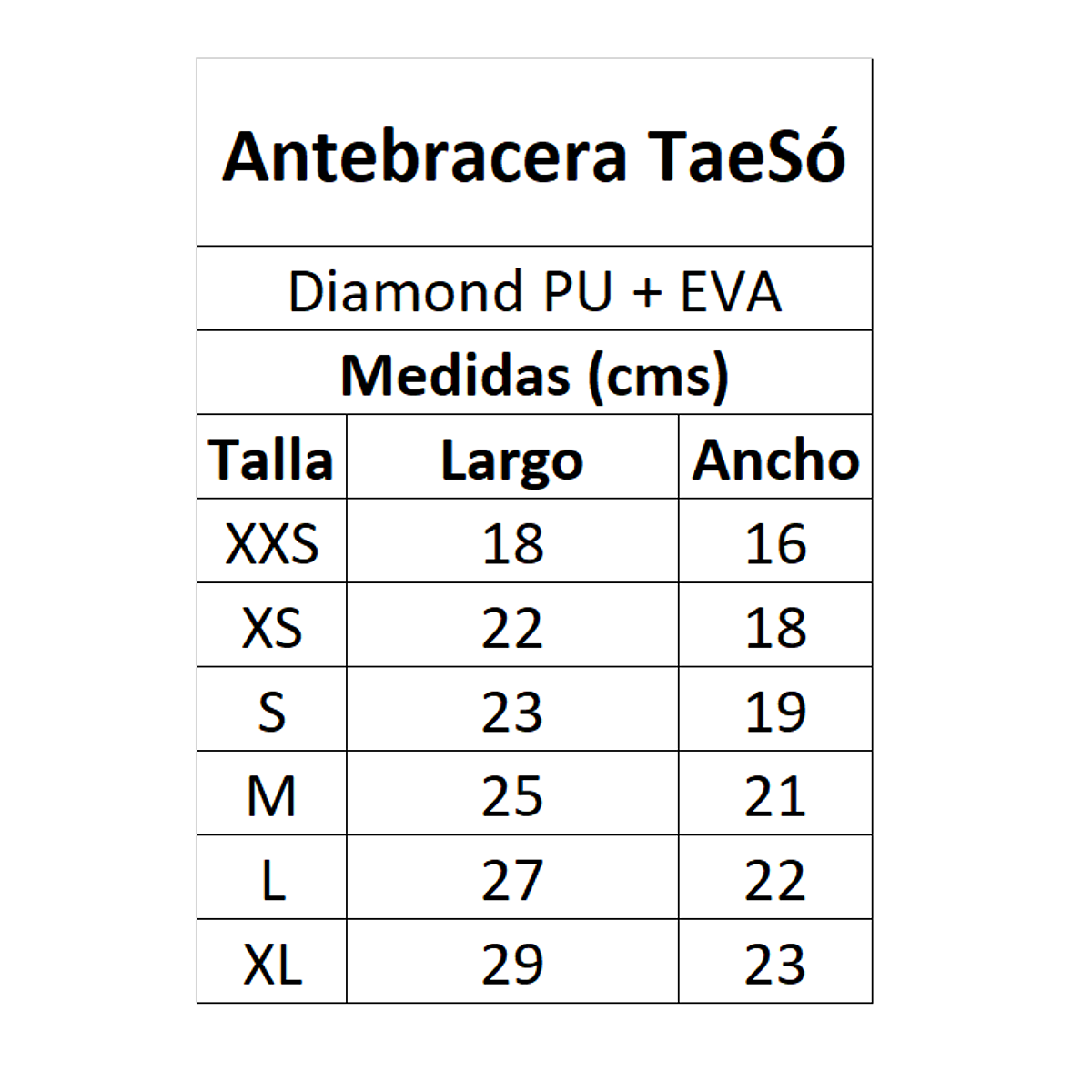 Antebracera Taekwondo TaeSó - Antebrazos