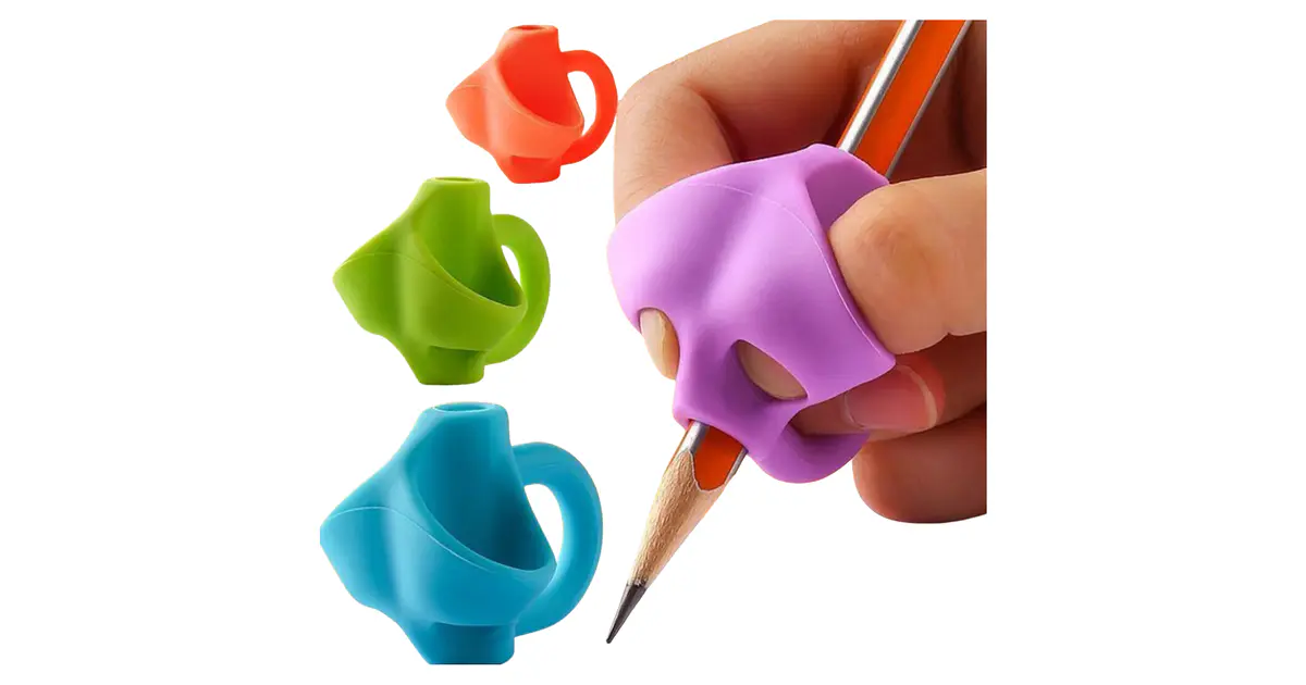 Set de 3 Adaptadores Ergonomicos para lápices