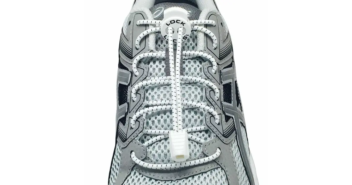 Cordón Elasticado Lock Laces Blanco