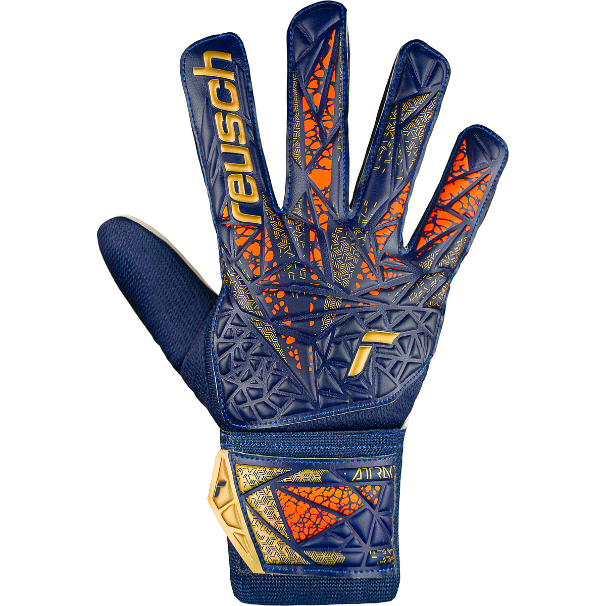 Guante Arquero Reusch Attrakt Starter Solid Jr GK24 Azul | Sportway