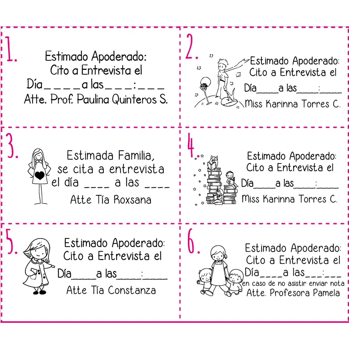 Timbre Automatico de escritorio 5,7x2,2 cm